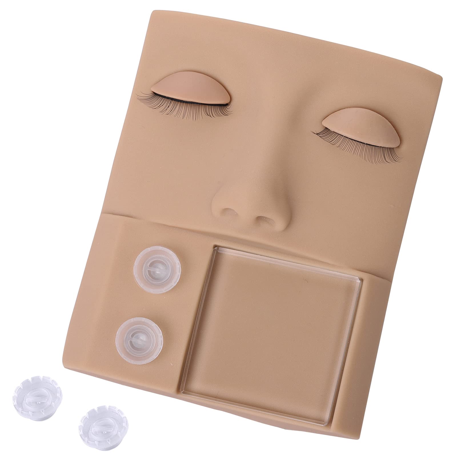 Miuffue 3-in-1 Lash Mannequin IFF17 Head, Upgraded Eyelash Mannequin ...