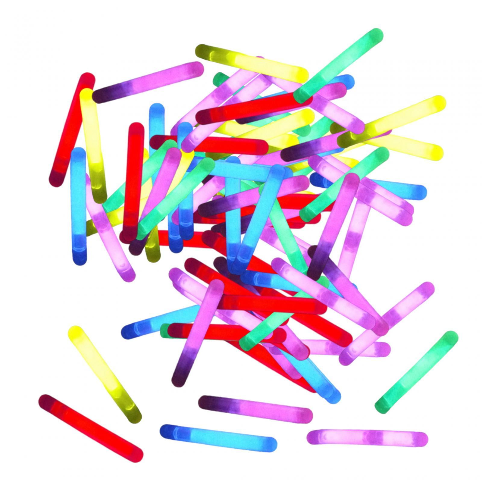 Miulika 100 Pieces Fishing Glow Sticks Fishing Bobbers Floats, Random ...
