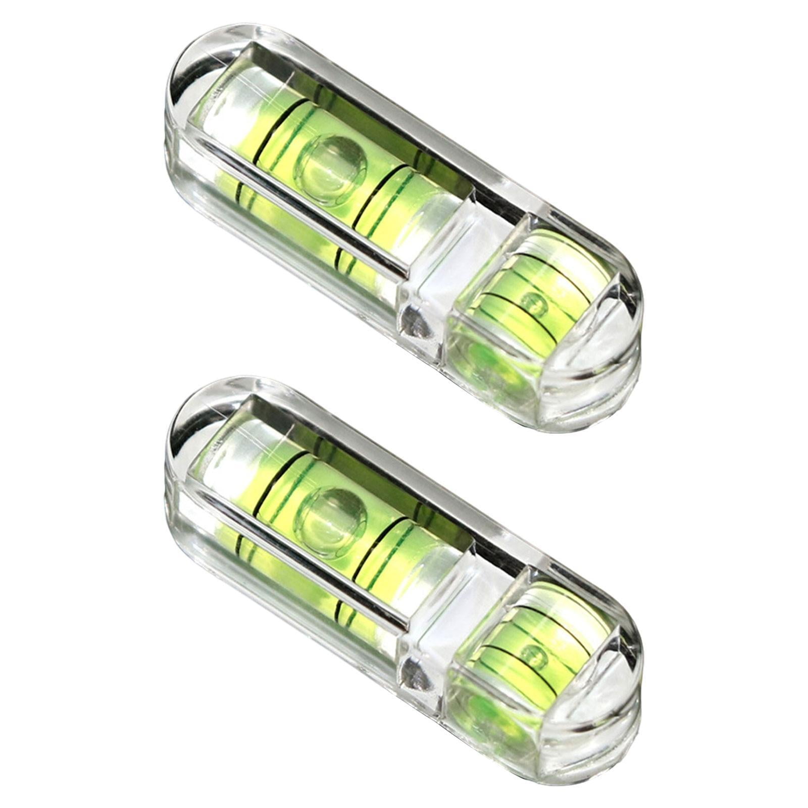 Miulika 2 Pieces Acrylic Bubble Leveler Spirit Level Easy to Use Sturdy ...