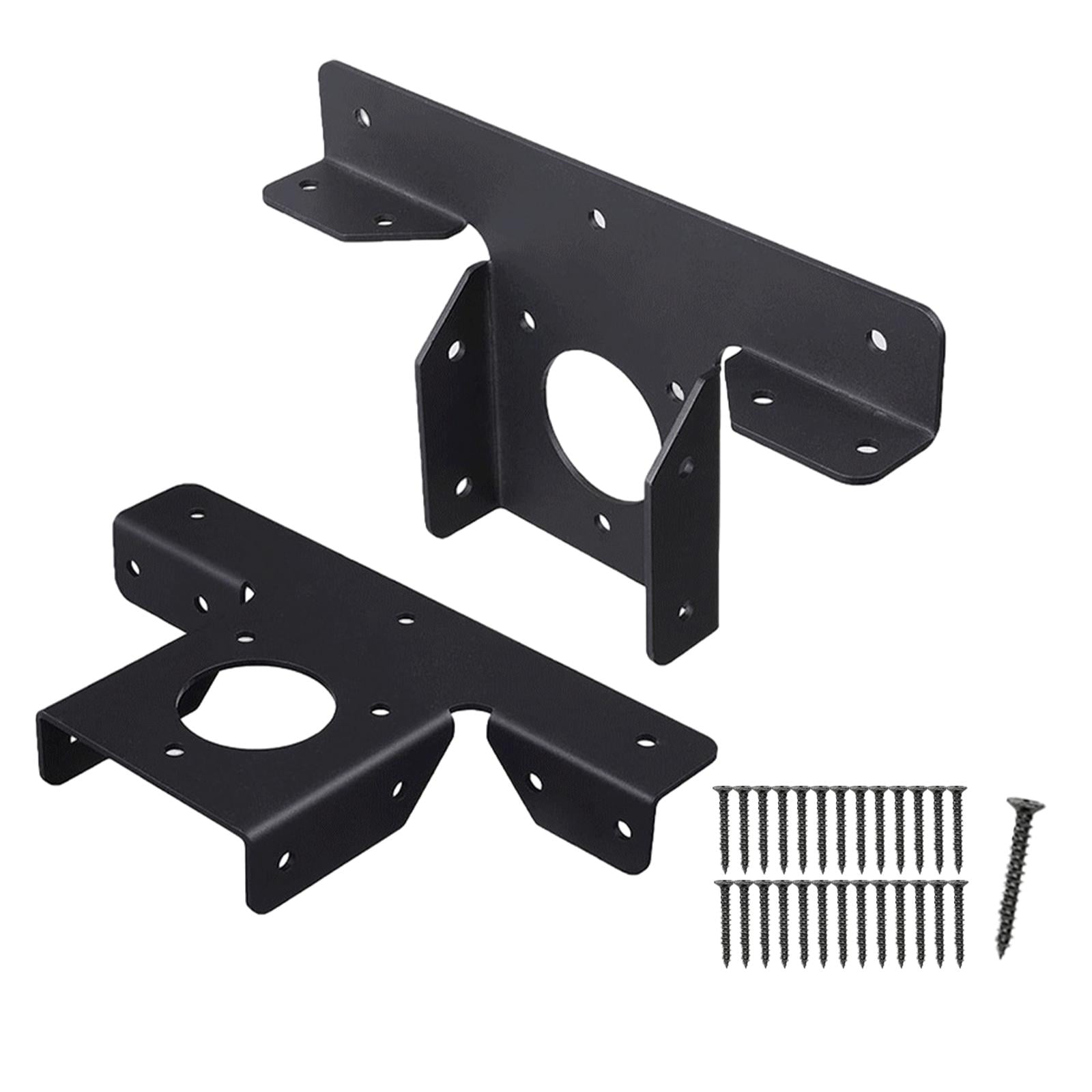 Miulika 2 Pieces Pergola Brackets 3 Way Extension Bracket Hardware ...
