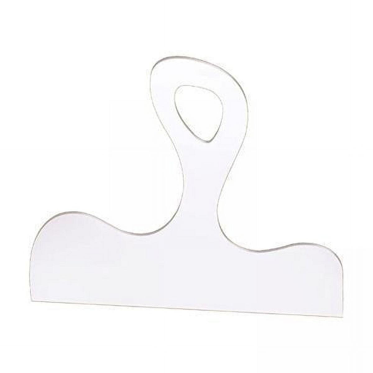 Miulika 2x Cutting Board Handle Template Angled Curvy Tracing Stencils ...