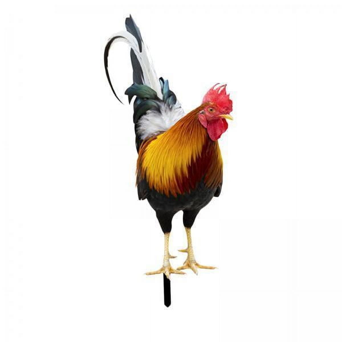 Miulika 2x Statue Garden Stake, Figurine Ground Insert Animal Sculpture ...