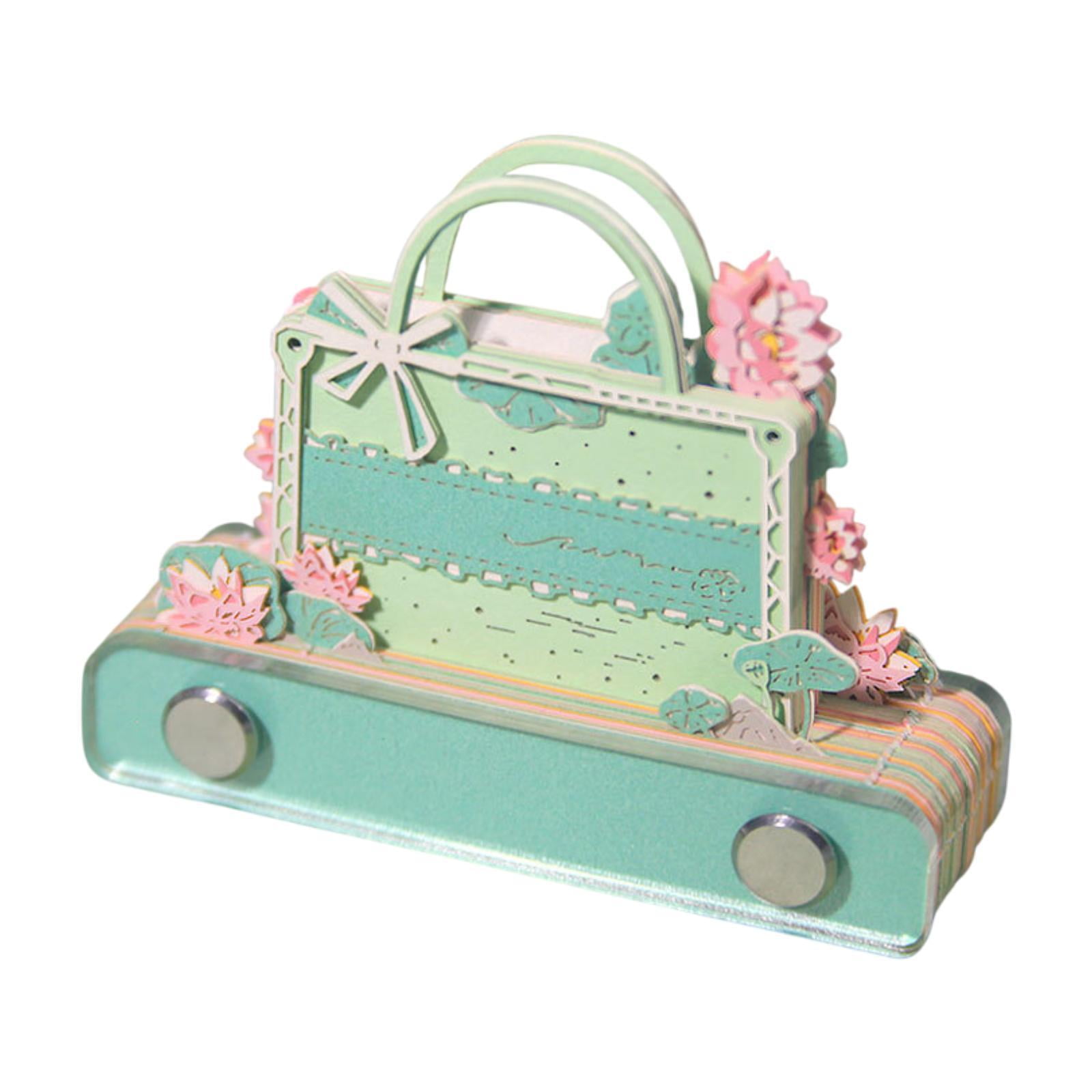 Miulika 3D Memo Pads Sticky Notes Convenience Craftwork Paper Tear Away ...