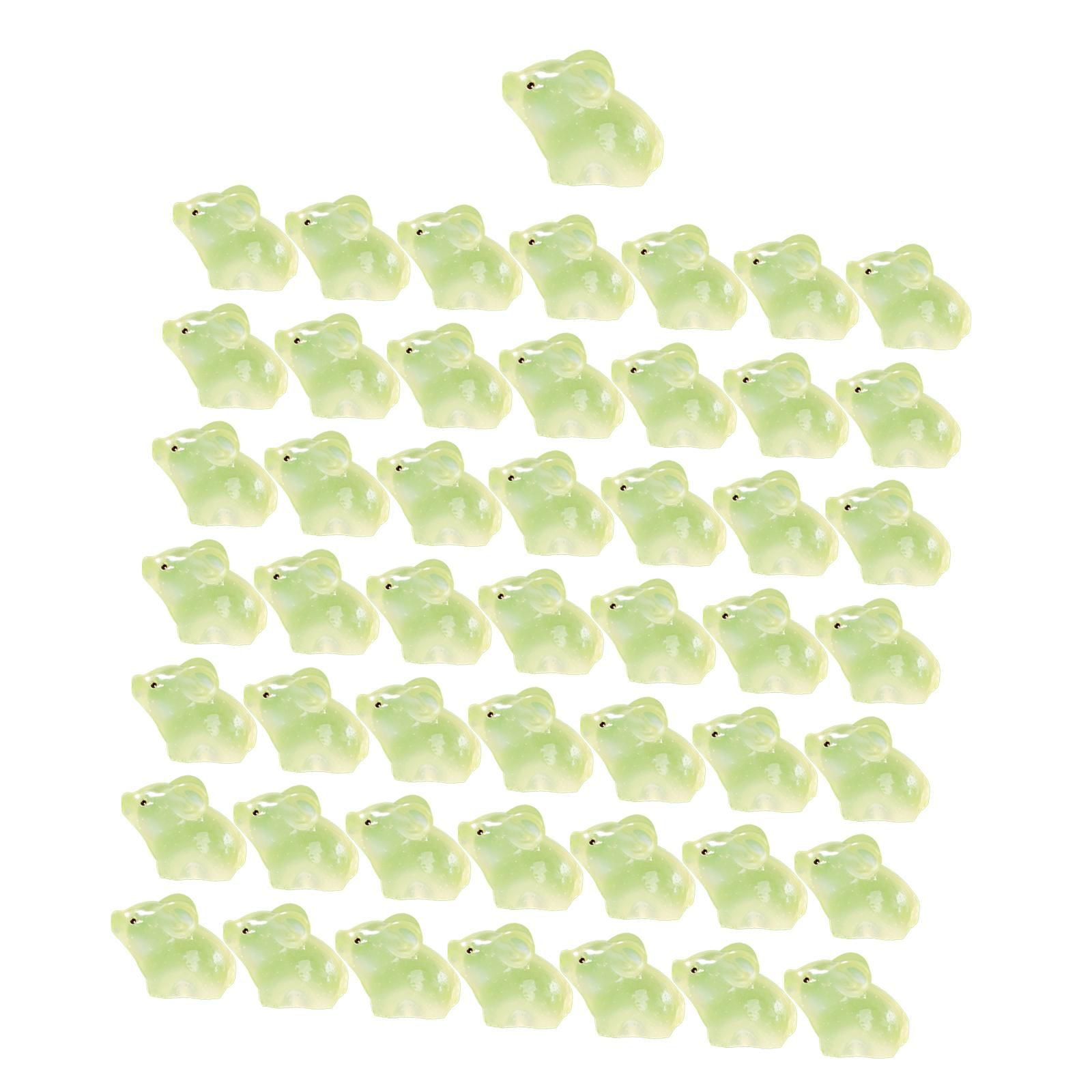 Miulika 50 Pieces Luminous Pig Mini Animal Figurines Glow at Night Home ...
