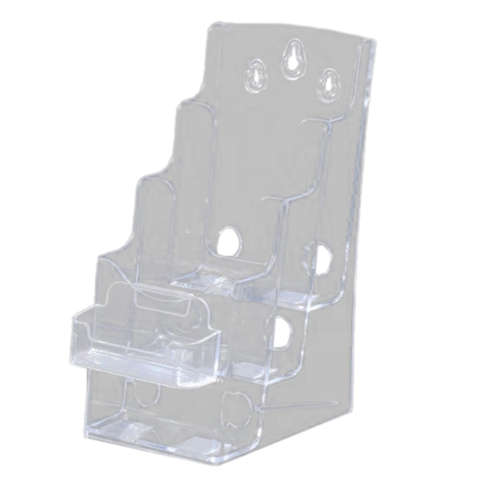 Miulika Acrylic Business Card Display Stand Brochure Holder Clear ...