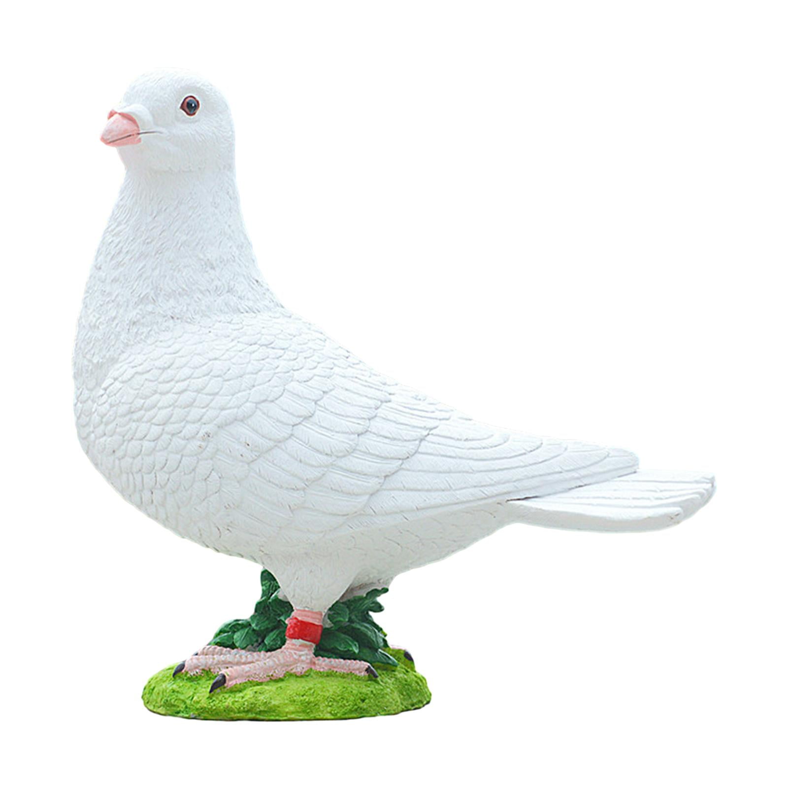 Miulika Artificial Pigeon Model Simulation Pigeon Statue Aesthetic ...
