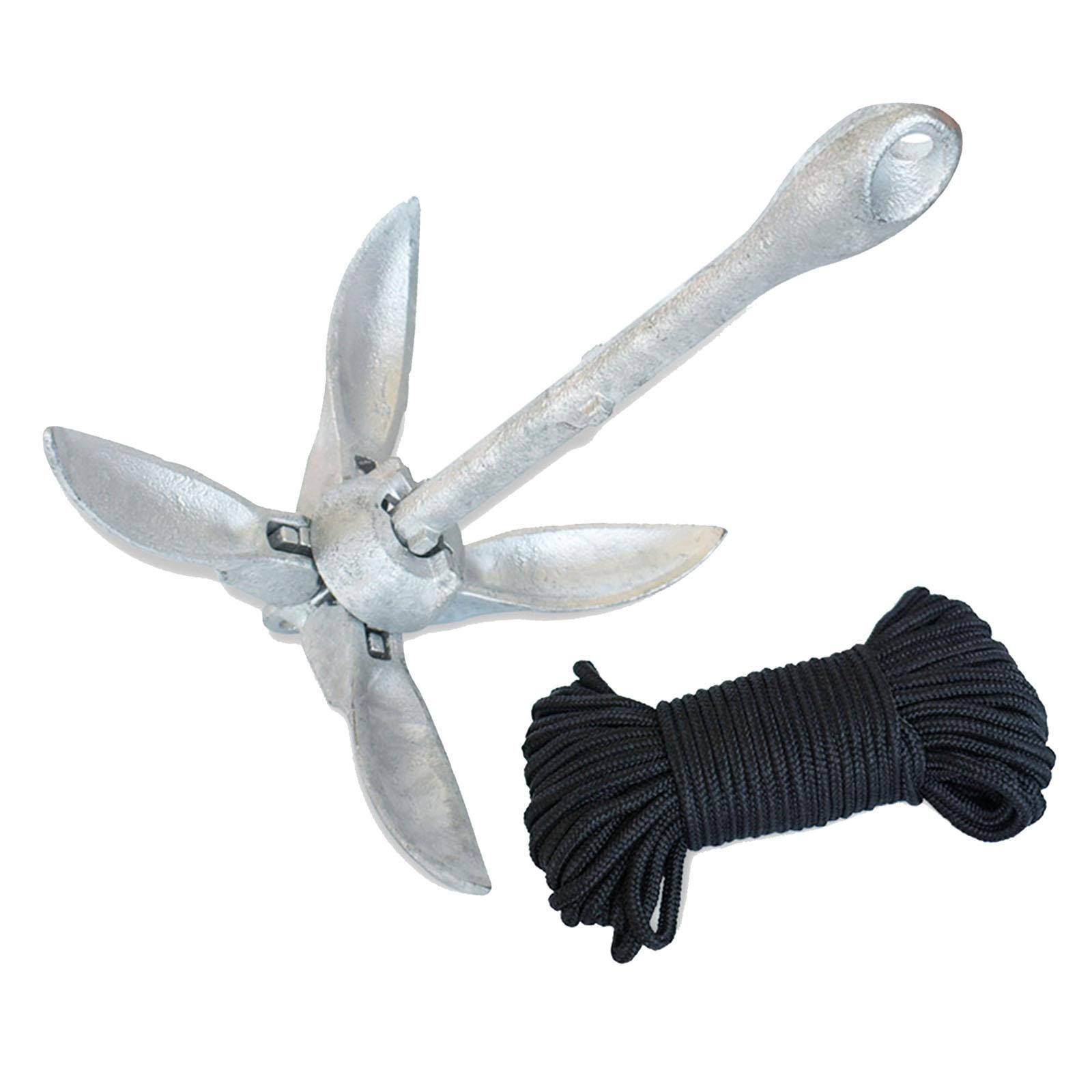 Miulika Boat Anchor Jet Skis Anchor Anchoring Equipment Kayak Anchor ...