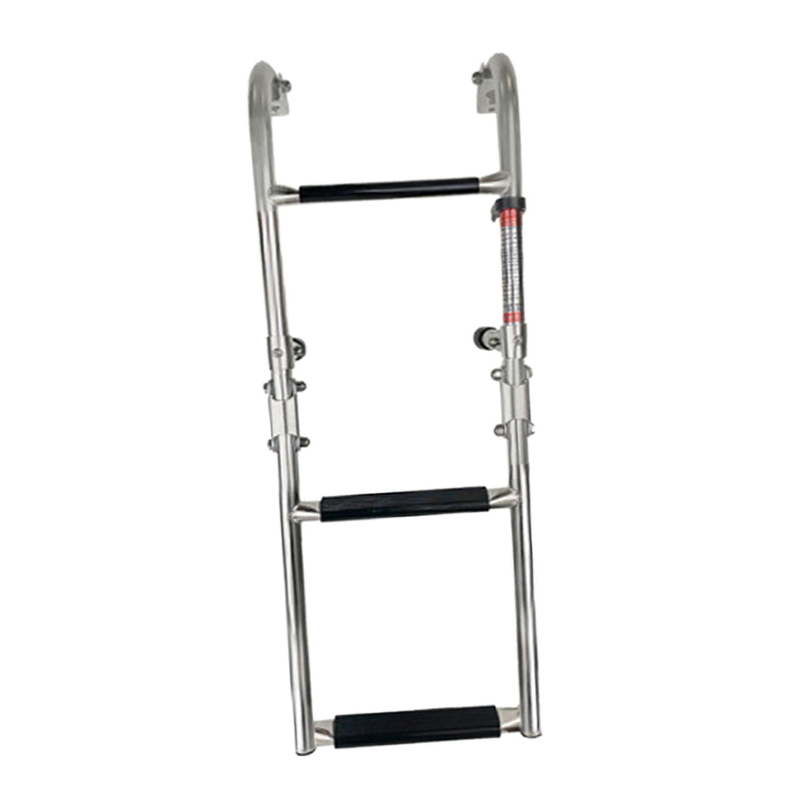 Miulika Boat Swim Ladder Telescoping Boat Ladder Foldable Swim Step