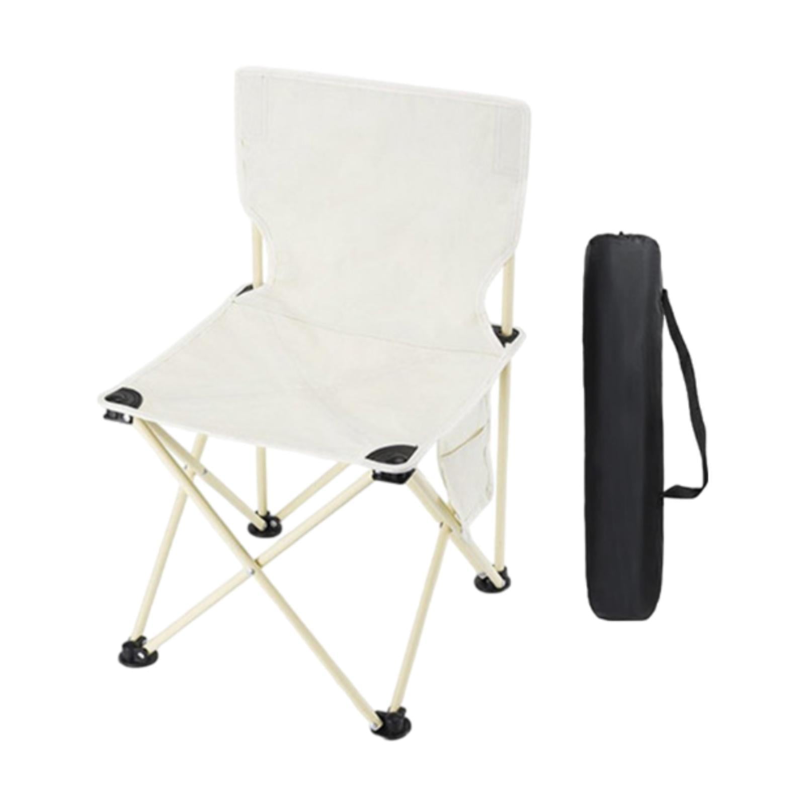 Miulika Camping Folding Chair Beach Chair Compact Leisure Chair Nonslip ...