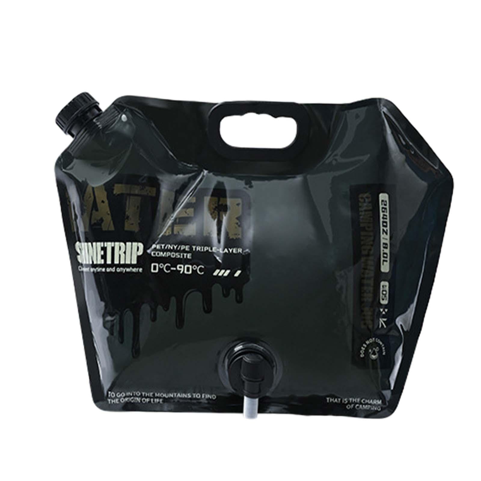 Miulika Camping Water Container Collapsible Water Storage Bag Durable ...