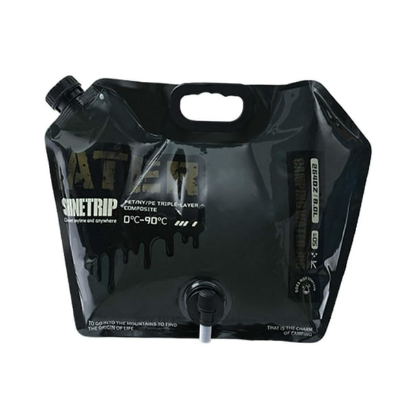 Miulika Camping Water Container Collapsible Water Storage Bag Durable ...