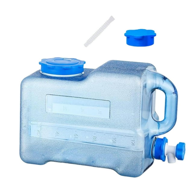 Miulika Camping Water Container with Faucet No Leakage Large Water ...