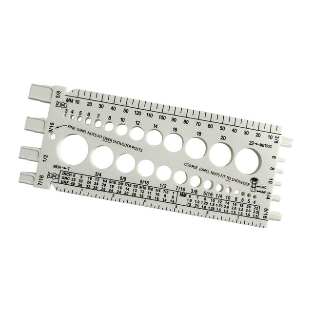 Miulika Drill Bit Gauge Screws Measuring Tool Bolt Gauges Check ...