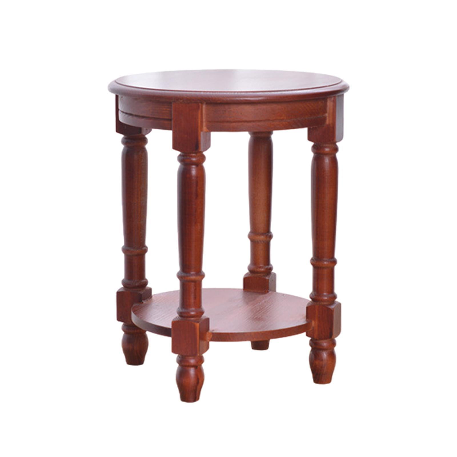 Miulika Fishbowl Rack, Retro Flower Pot Holder, Wooden Stool Plant ...