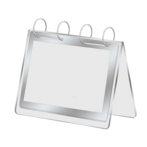 Miulika Flip Desktop Card Menu Display Stand Double Sided Multi Page ...