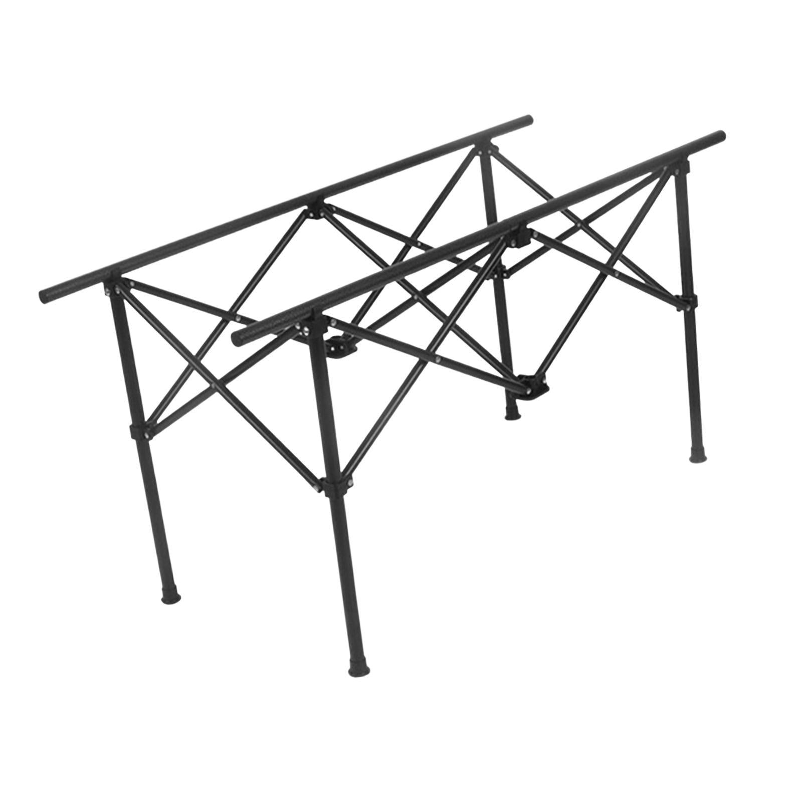 Miulika Foldable Camping Table Legs Desk Support Stand Metal Hardware ...