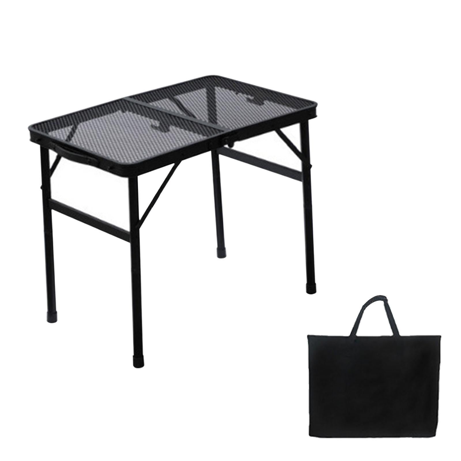Miulika Folding Camping Table BBQ Picnic Table Sturdy Beach Table ...