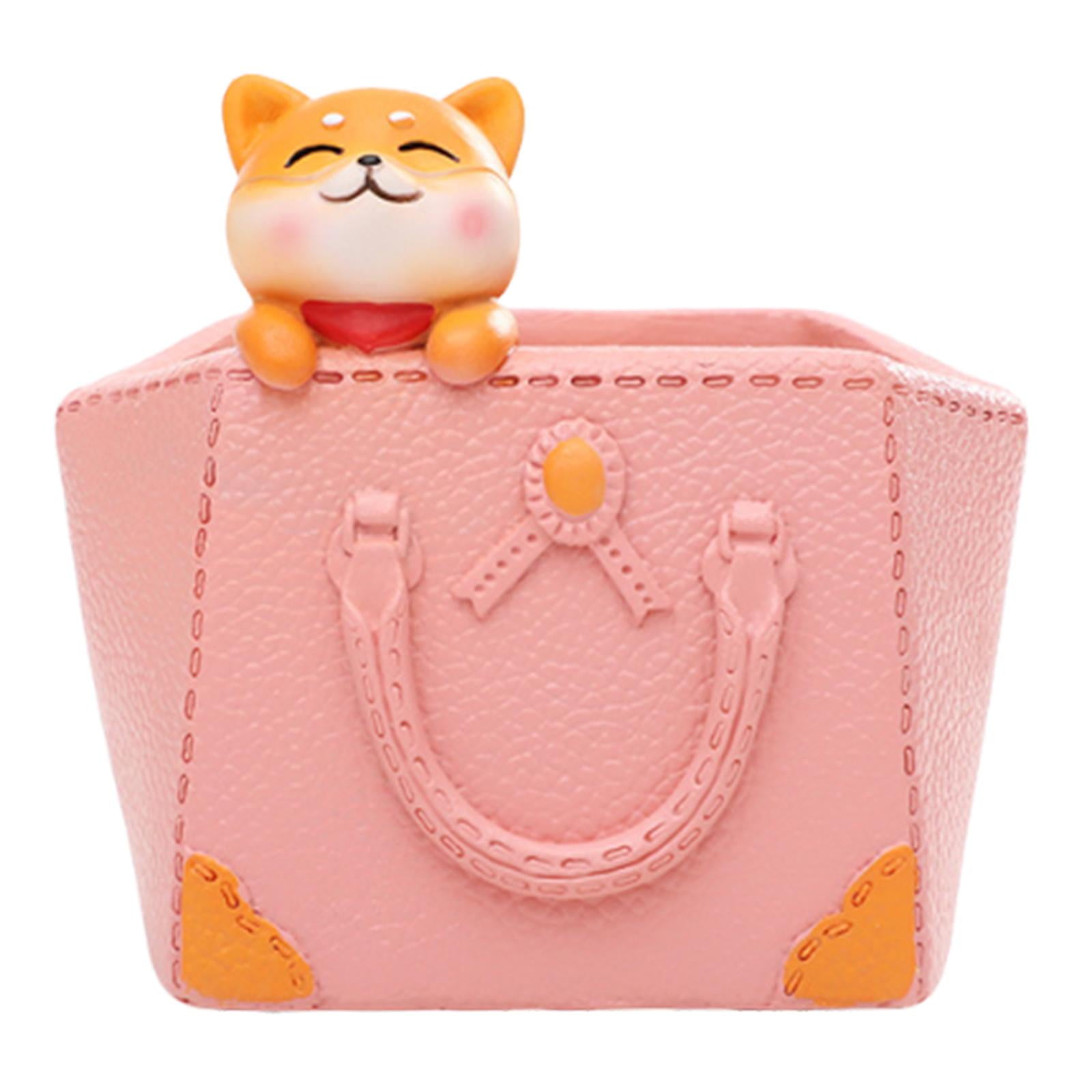 Miulika Handbag Flower Vase Resin Plant Pot Handbag Shape with Drainage ...