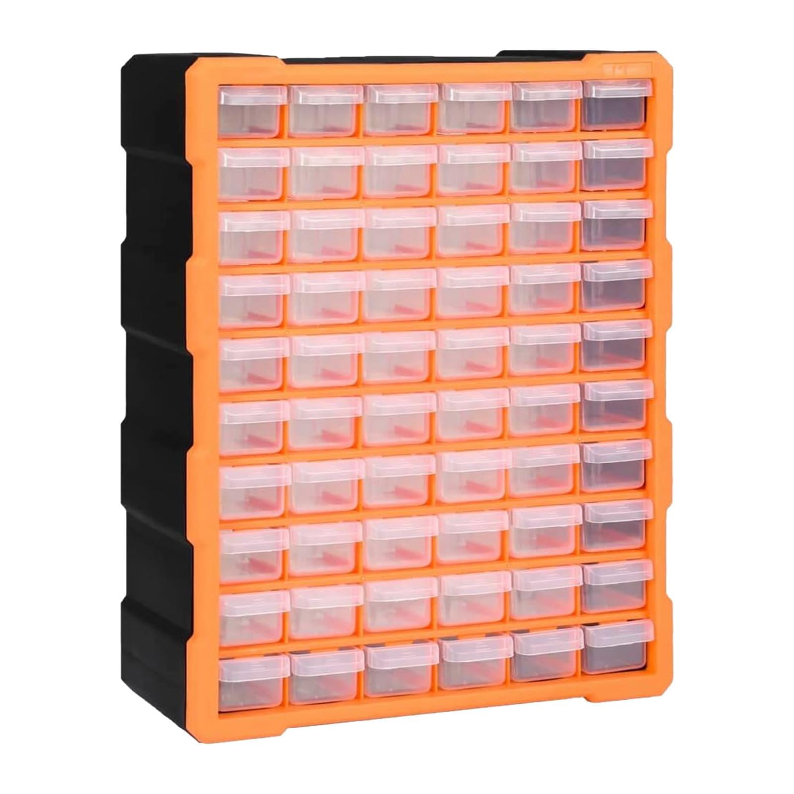 Miulika Hardware Storage Box Cabinet Drawer Organise 15x6.3x18.7inch ...