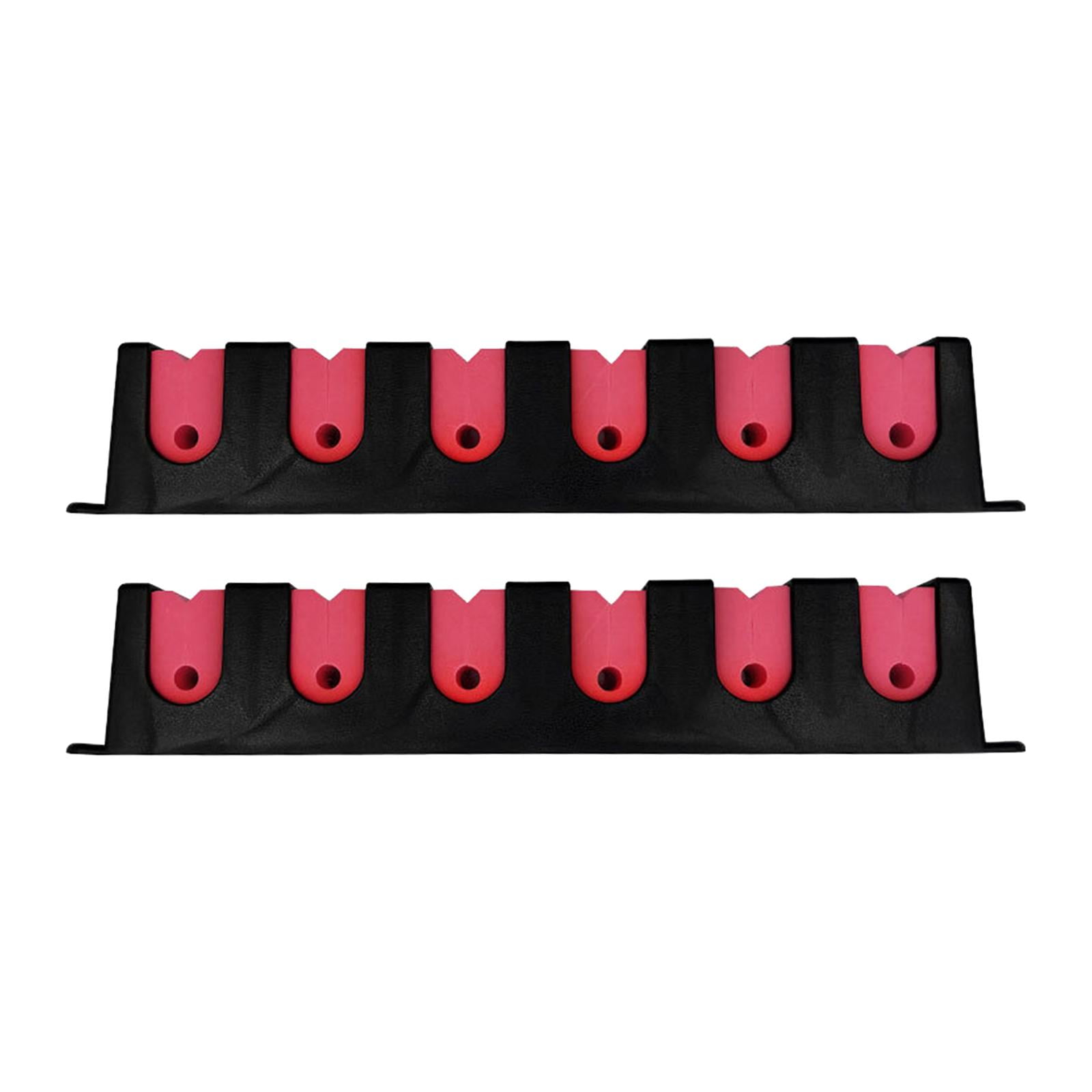 Miulika Horizontal Fishing Rod Holders Wall Mounted Fishing Rod Rack ...