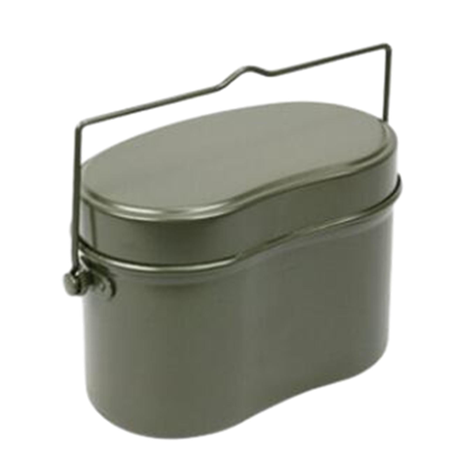Miulika Lunch Box Bento Box Aluminum Lightweight Pot and Tray Lunch ...