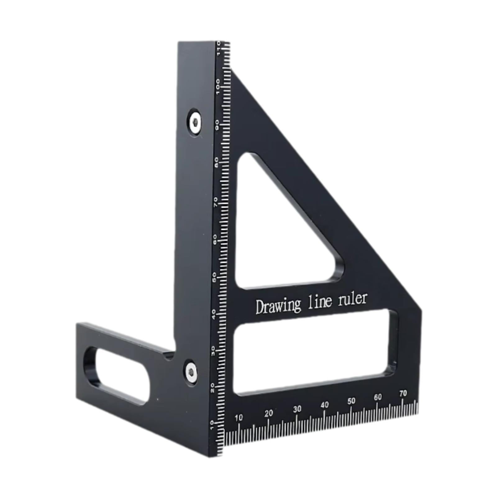 Miulika Multi-angle Measuring Ruler 45/90 Degree Ruler High Precision ...