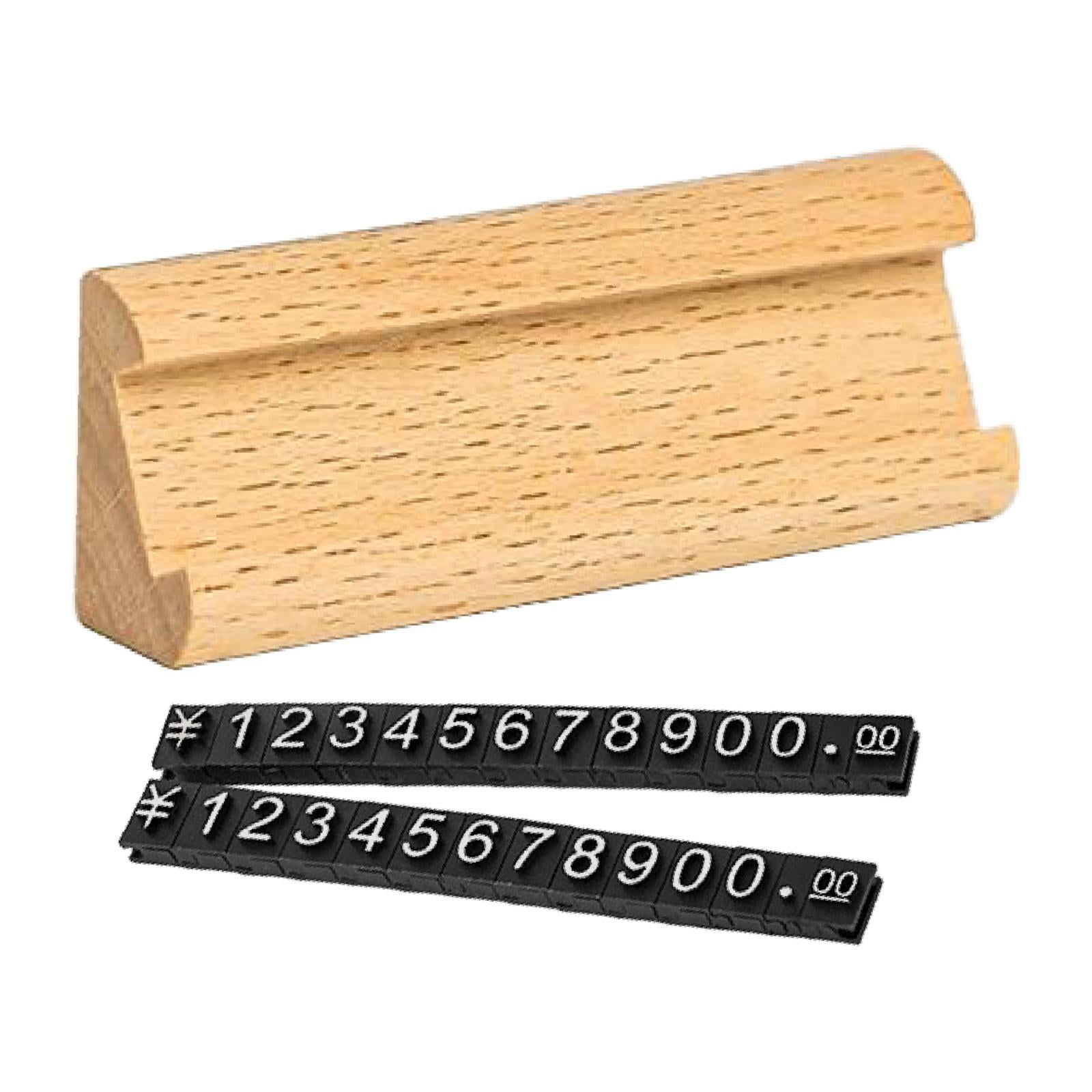 Miulika Price Tags Adjustable Price Holder Price Blocks Pricing Show ...