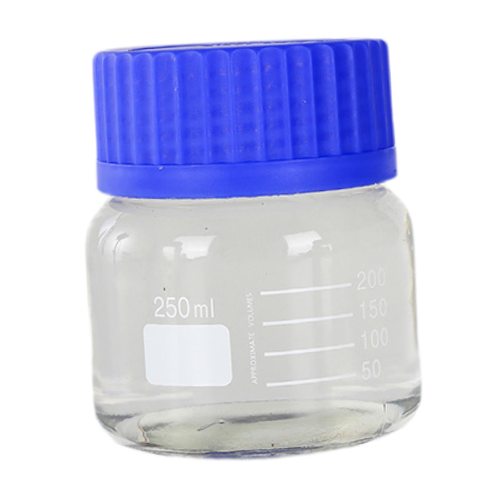 Miulika Reagent Bottles Media Bottle Clear Round Scientific Sample ...