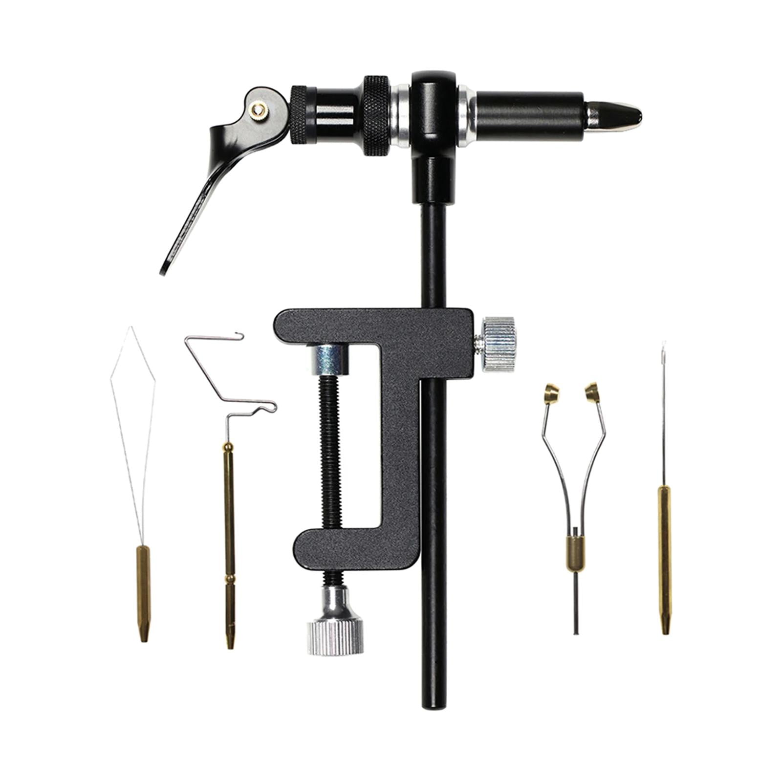 Miulika Rotary Fly Tying Vise Clamp Vise Adjustable Practical Supplies ...