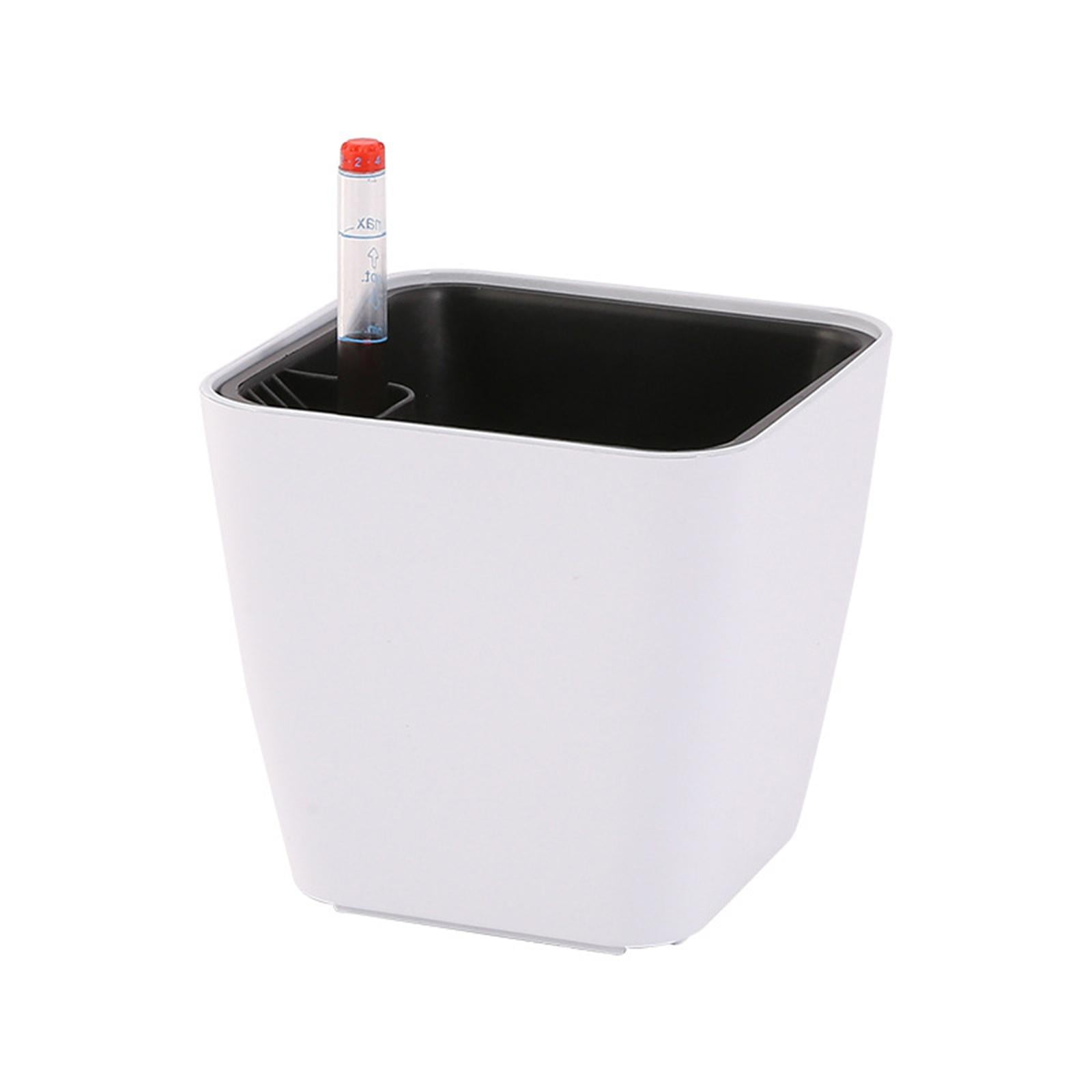 Miulika Self Watering Plant Pot with Water Level Indicator Flower Pot ...