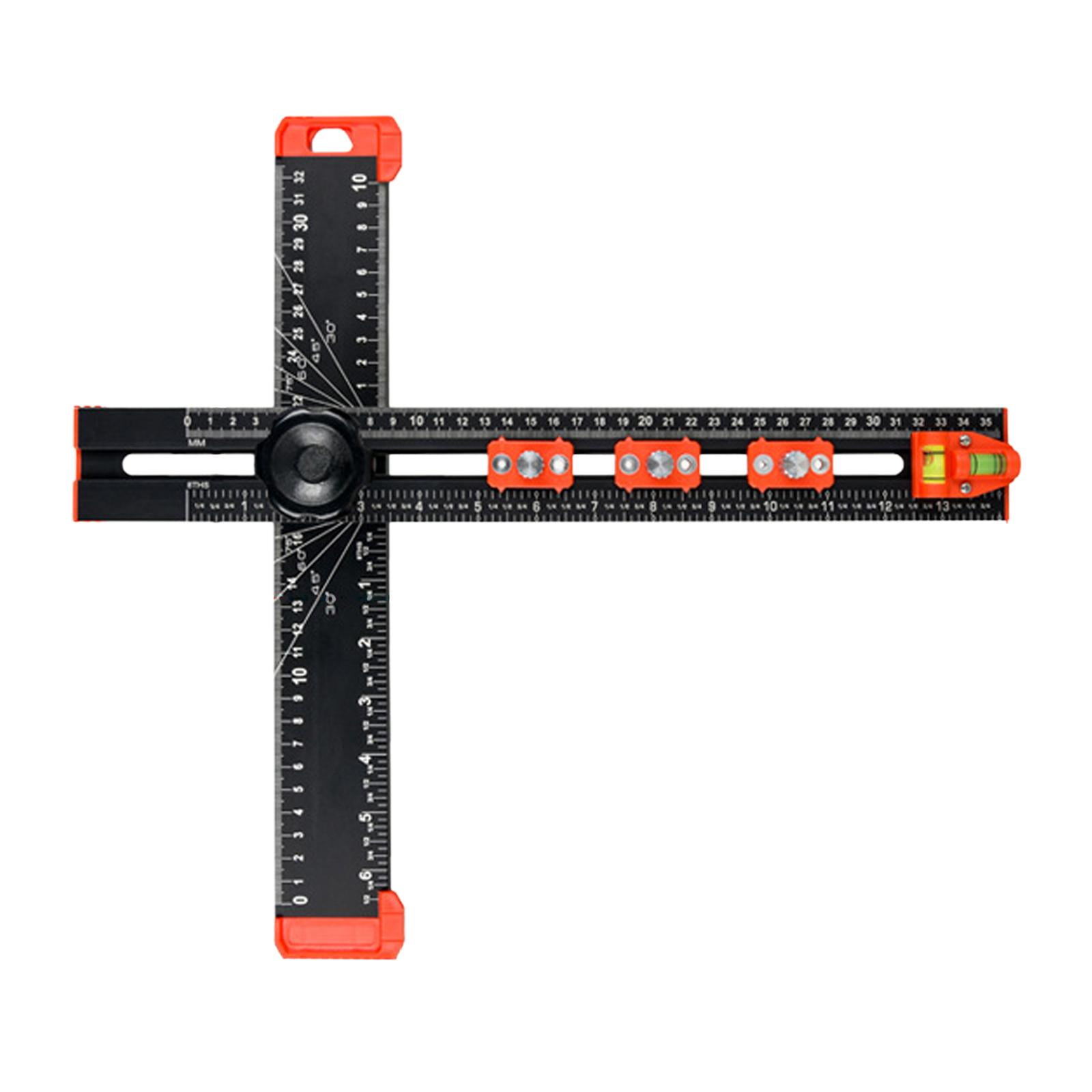 Miulika T Square Ruler Measuring Tool Professional Aluminum Sturdy ...