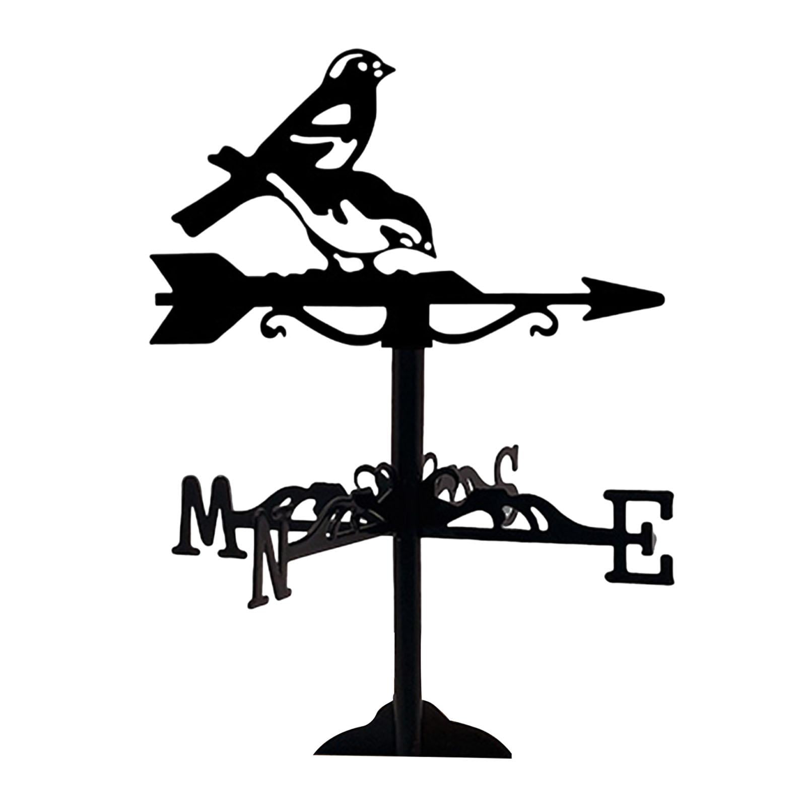 Miulika Vane Weather Vane Silhouette Weathercock Wind Direction ...