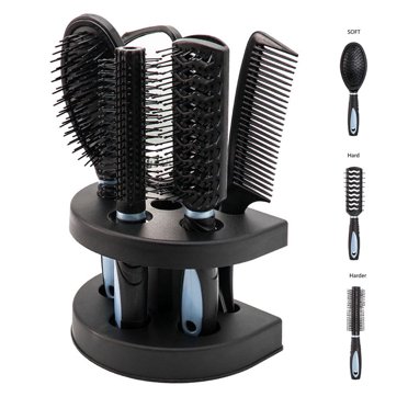Nyidpsz 5Pcs Hair Comb Hair Styling Set Ladies Hair Care Comb Mirror ...