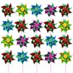 TABLZONE 20Pcs Plastic Pinwheel Multicolor DIY Windmill Easy to Install ...