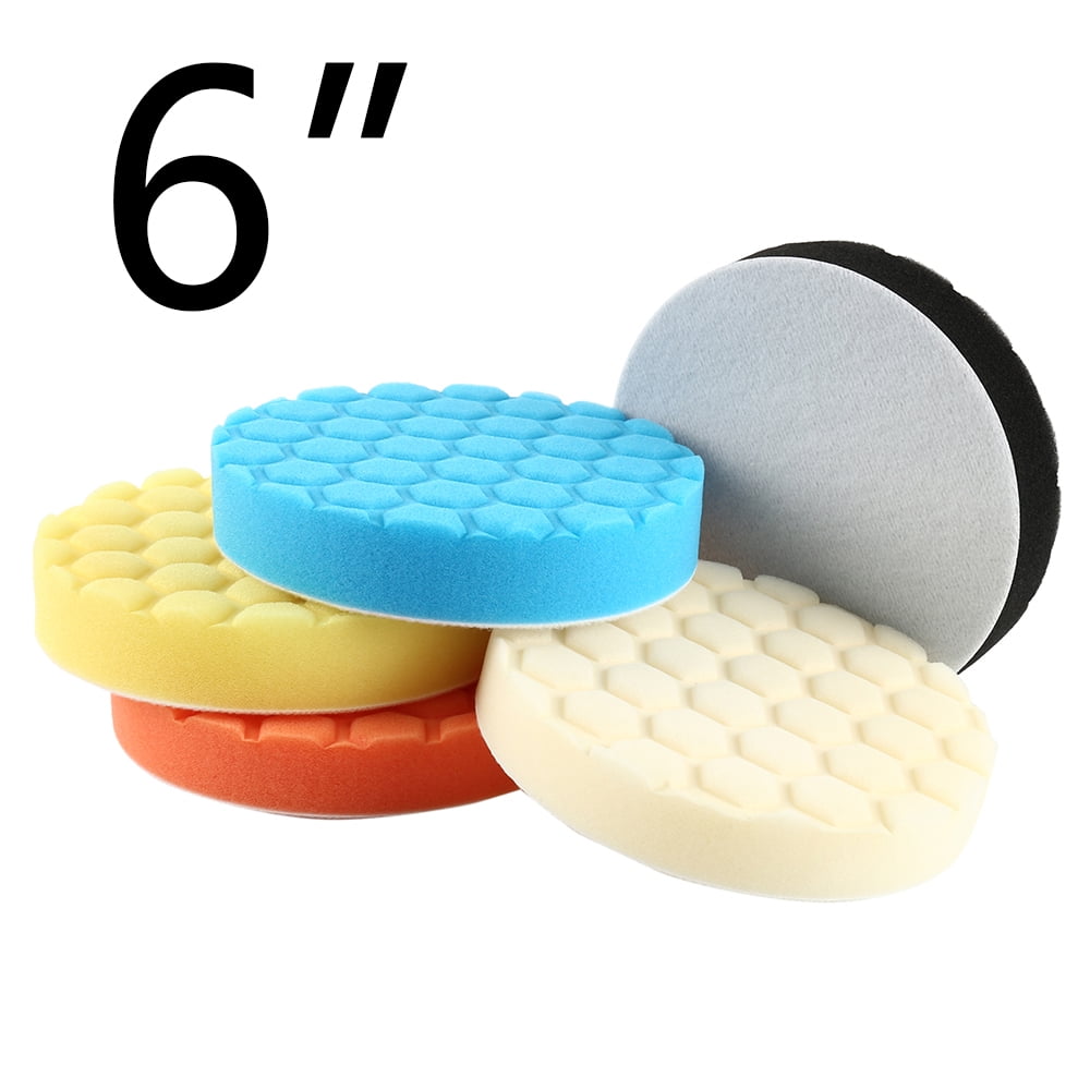 Miuline Buffing Polishing Pads, 5Pcs Compound Buffing Sponge Pads ...