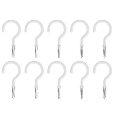 50 Pcs (304) Stainless Steel Screw Ceiling Hooks 5/8 Inch Small Cup ...