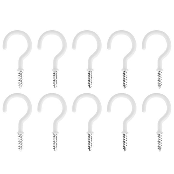 100 Pcs Ceiling Hooks Cup Hooks Screw Screw Hooks Wall Hooks Heavy Duty ...