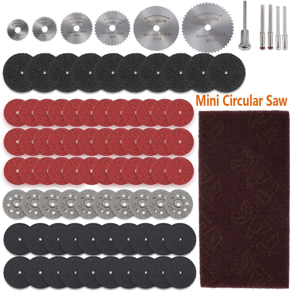 Miuline Cutting Wheel Set for Rotary Tool, 88Pcs HSS Circular Saw ...