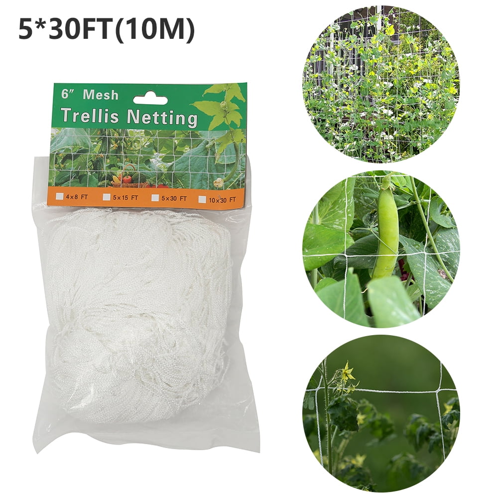 Miuline Garden Netting,Plant Trellis Netting Plastic Mesh Plant Pea ...