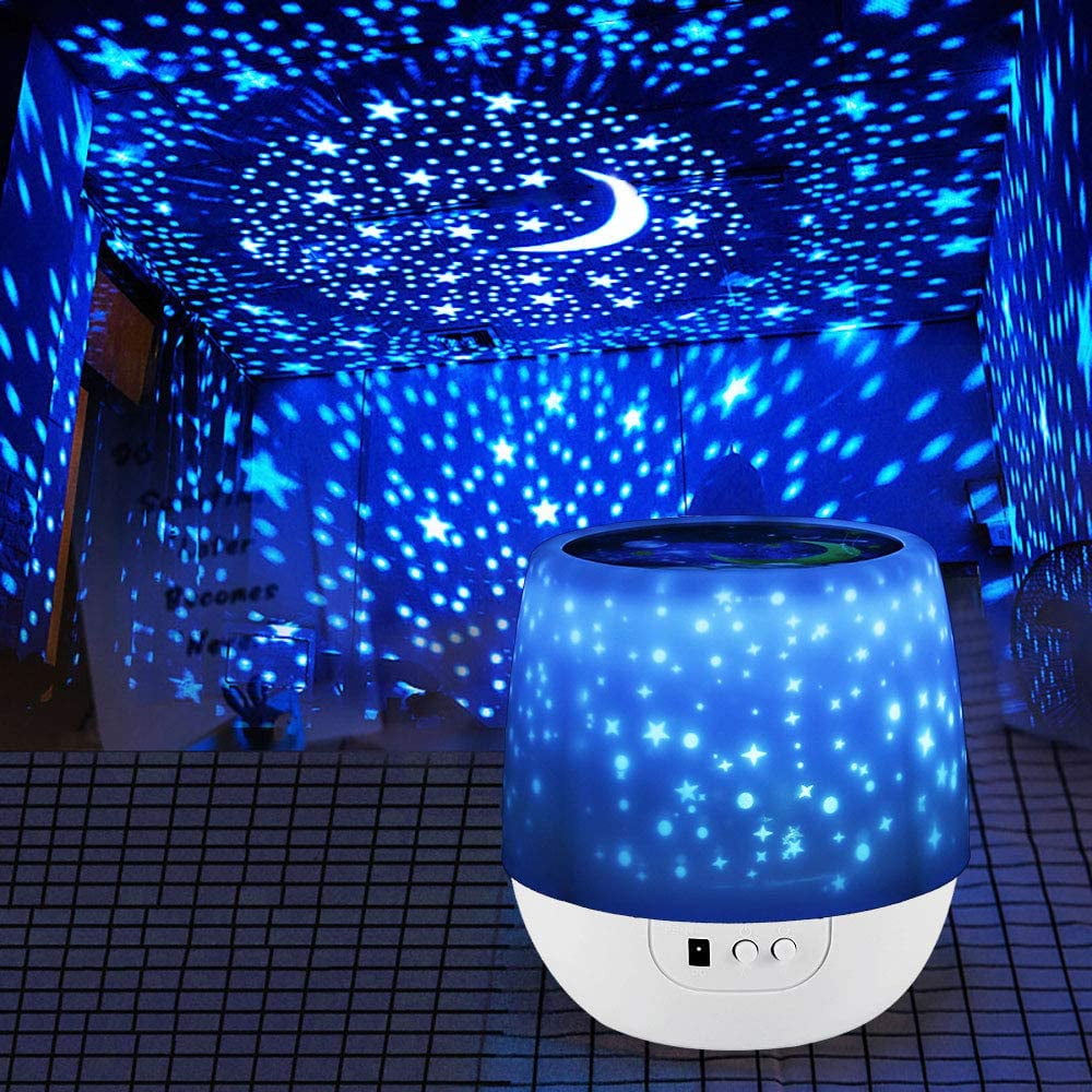 Miuline Star Night Light Projector Rotating Starry Sky Projection ...