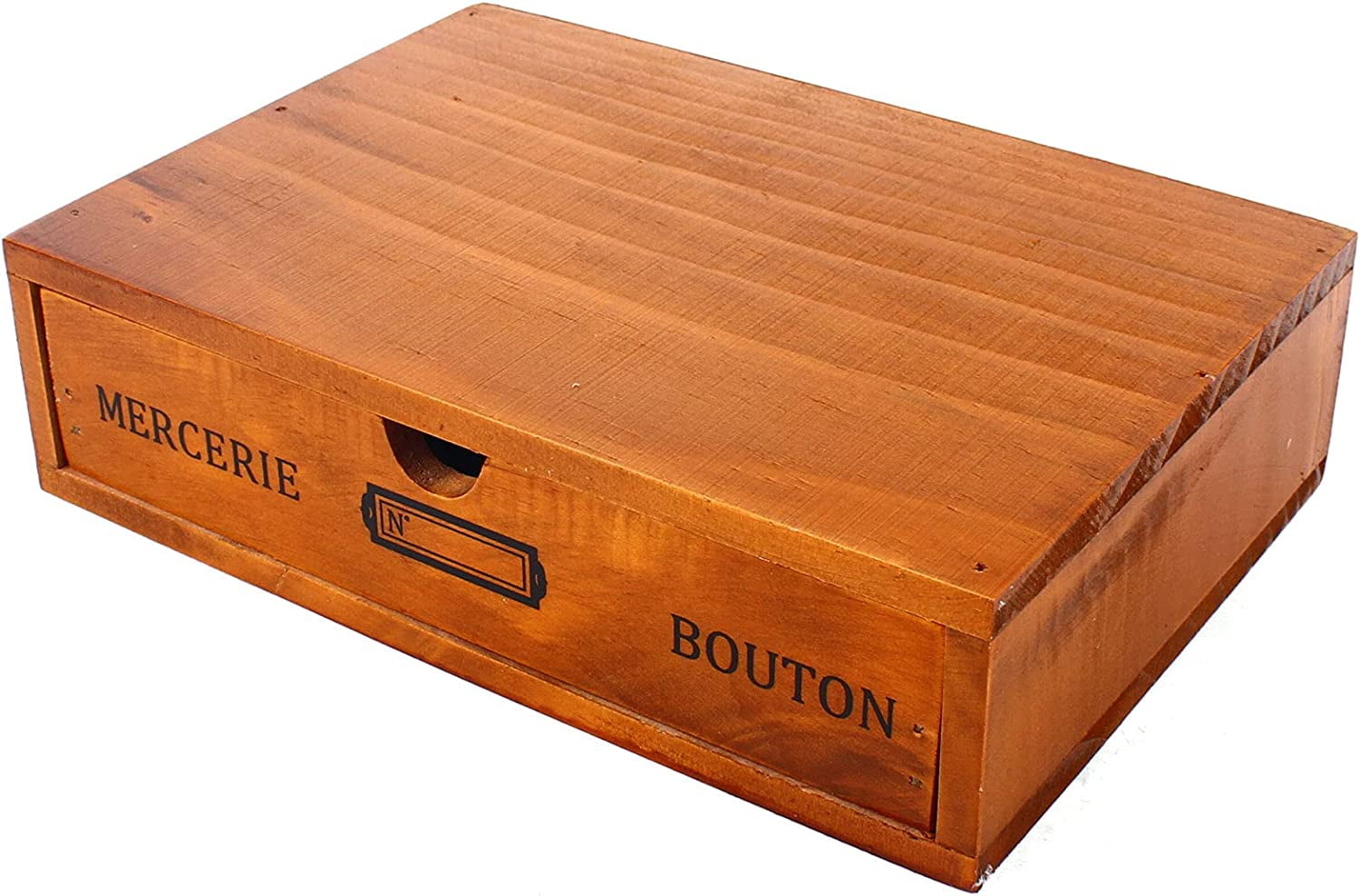 Miumaeo Retro Wooden Box, Wooden Storage Box, Storage Desktop Organizer ...