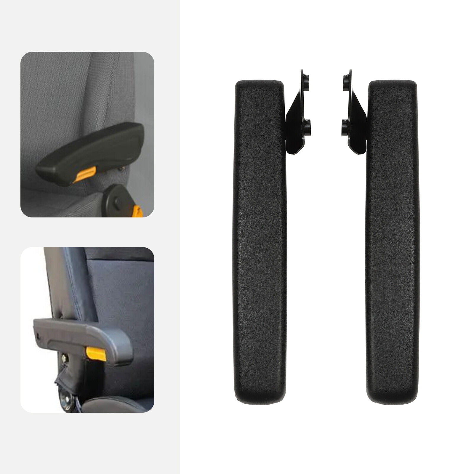 Miumaeov 1 Pair Adjustable Car Seat Armrest Universal Comfort Armrest ...