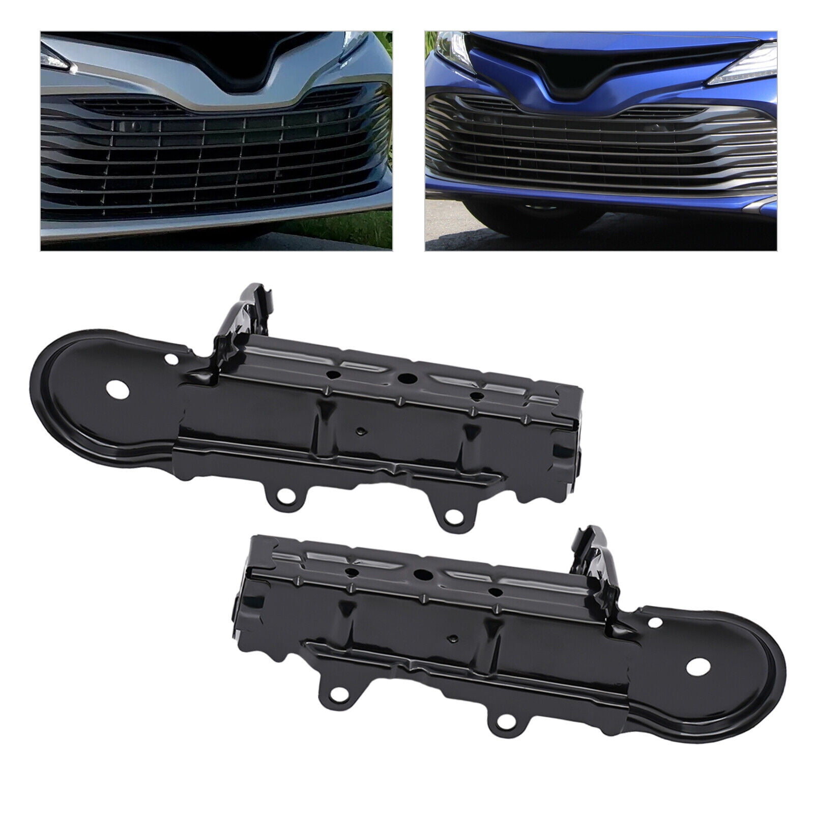 Miumaeov 1 Pair Front Bumper Brackets Set Left & Right Fit For 2018 ...