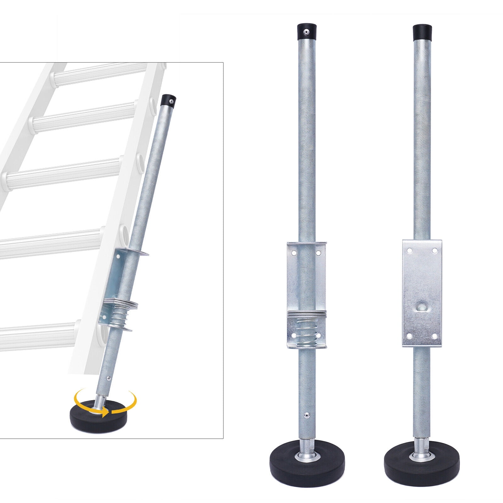 Miumaeov 1 Pair Ladder Leveler Height Adjustable for Extension Ladders ...