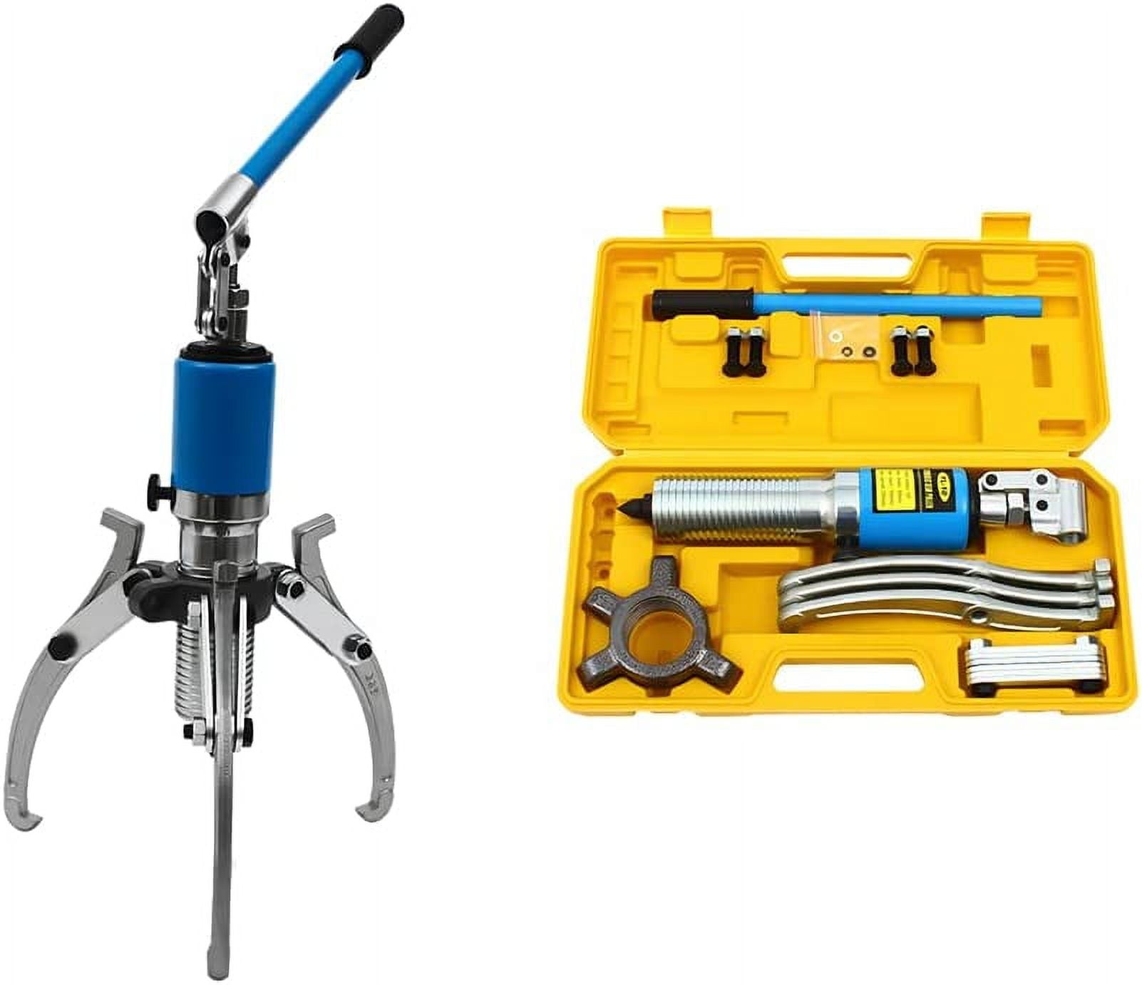 Miumaeov 10 Ton Hydraulic Gear Puller, 3-in-1 Manual Three-Jaw ...