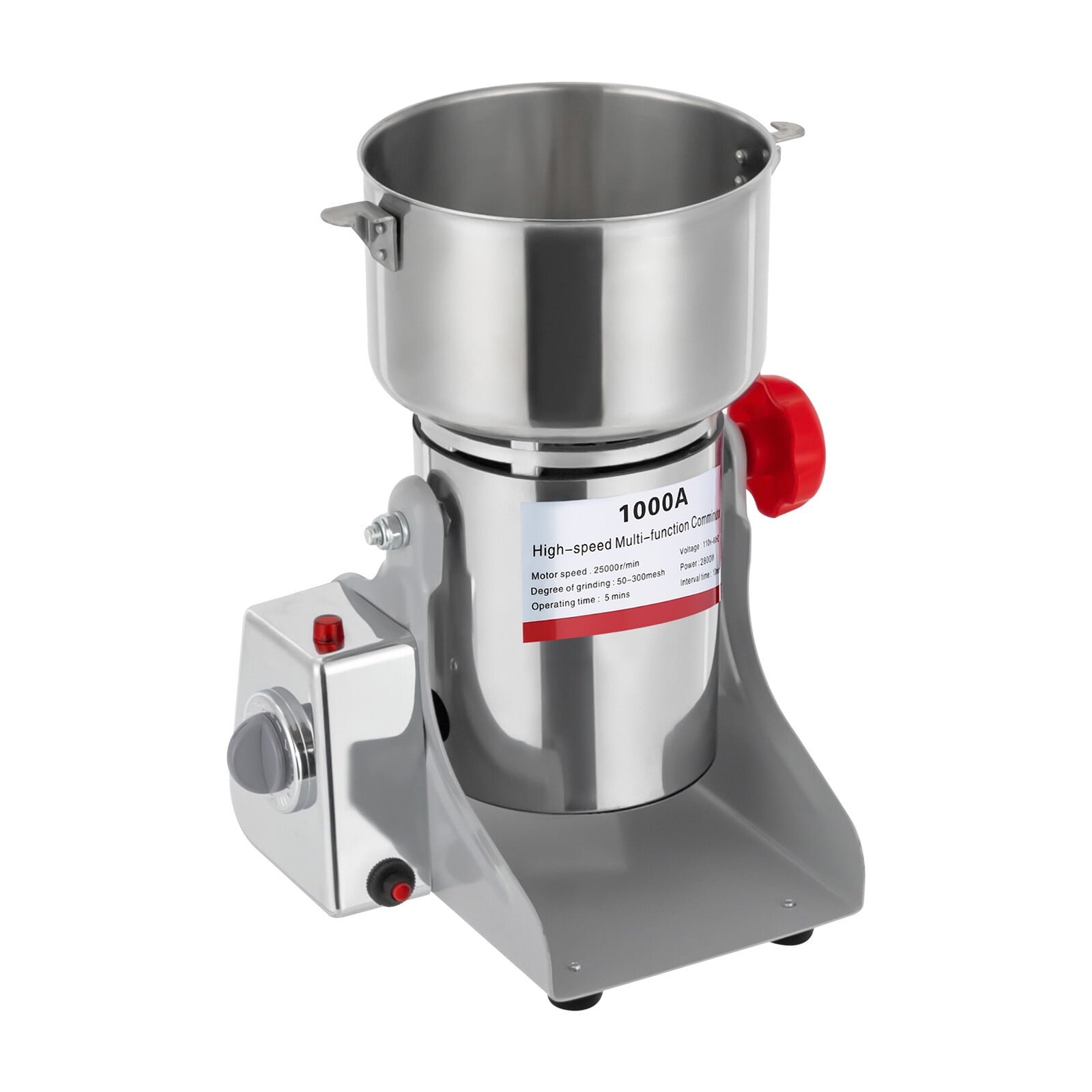 Miumaeov 1000g Electric Grain Mill Countertop Grain Wheat Corn Grinder ...