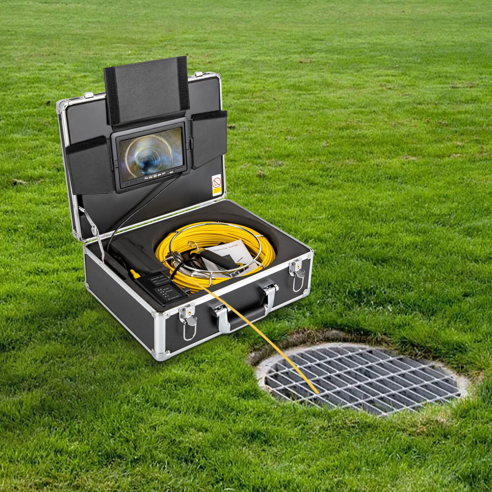 Miumaeov 100ft Plumbing Pipe Inspection Camera HD 1200 TVL Drain Sewer ...