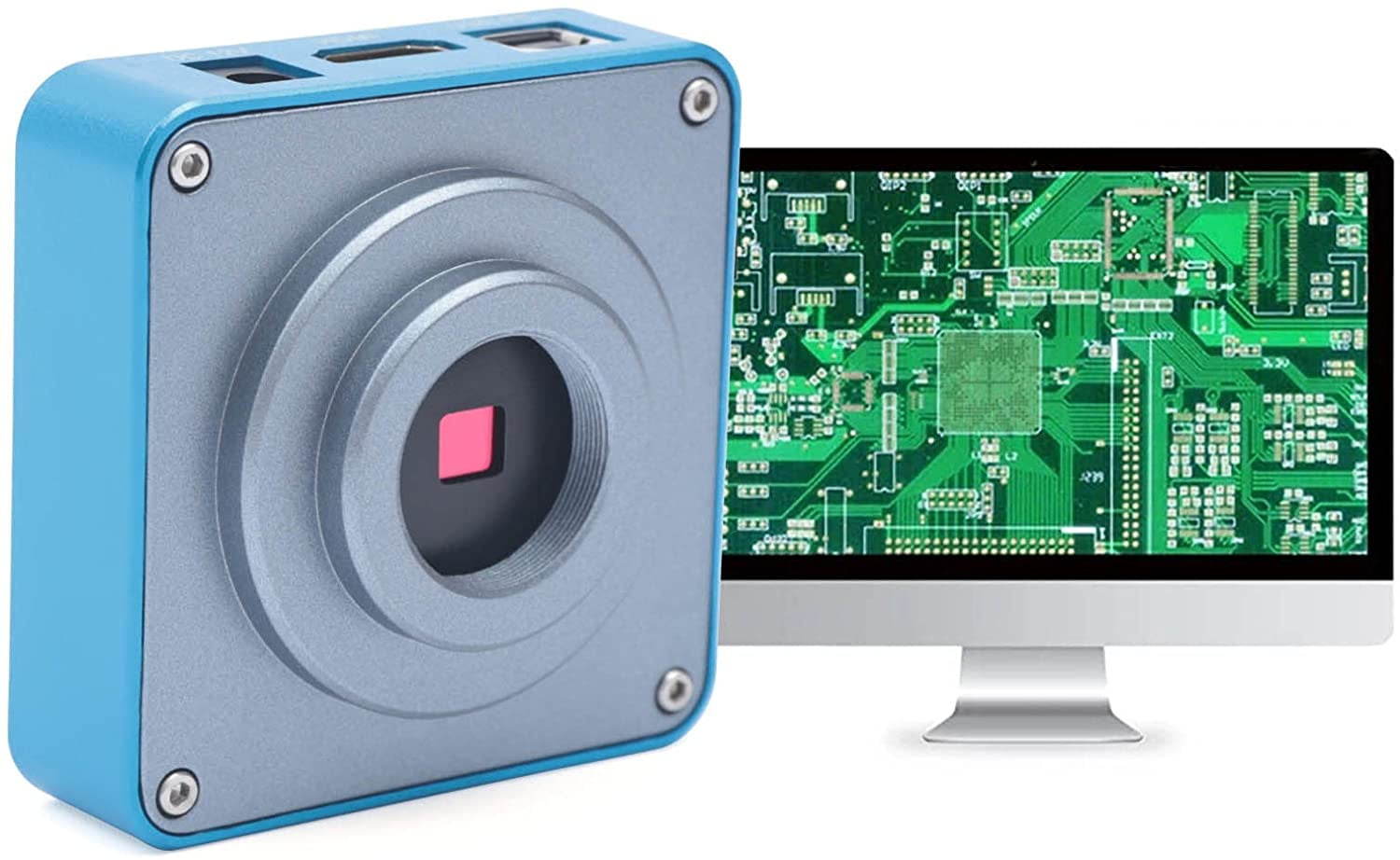 Miumaeov 1080P 60FPS HDMI USB C-Mount Industry Microscope Digital Video ...