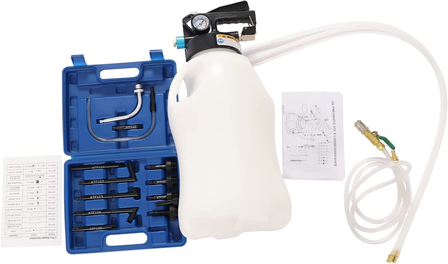 Miumaeov 10L/10.6Qt Transmission Oil Changing Unit Pumping and Oil ...