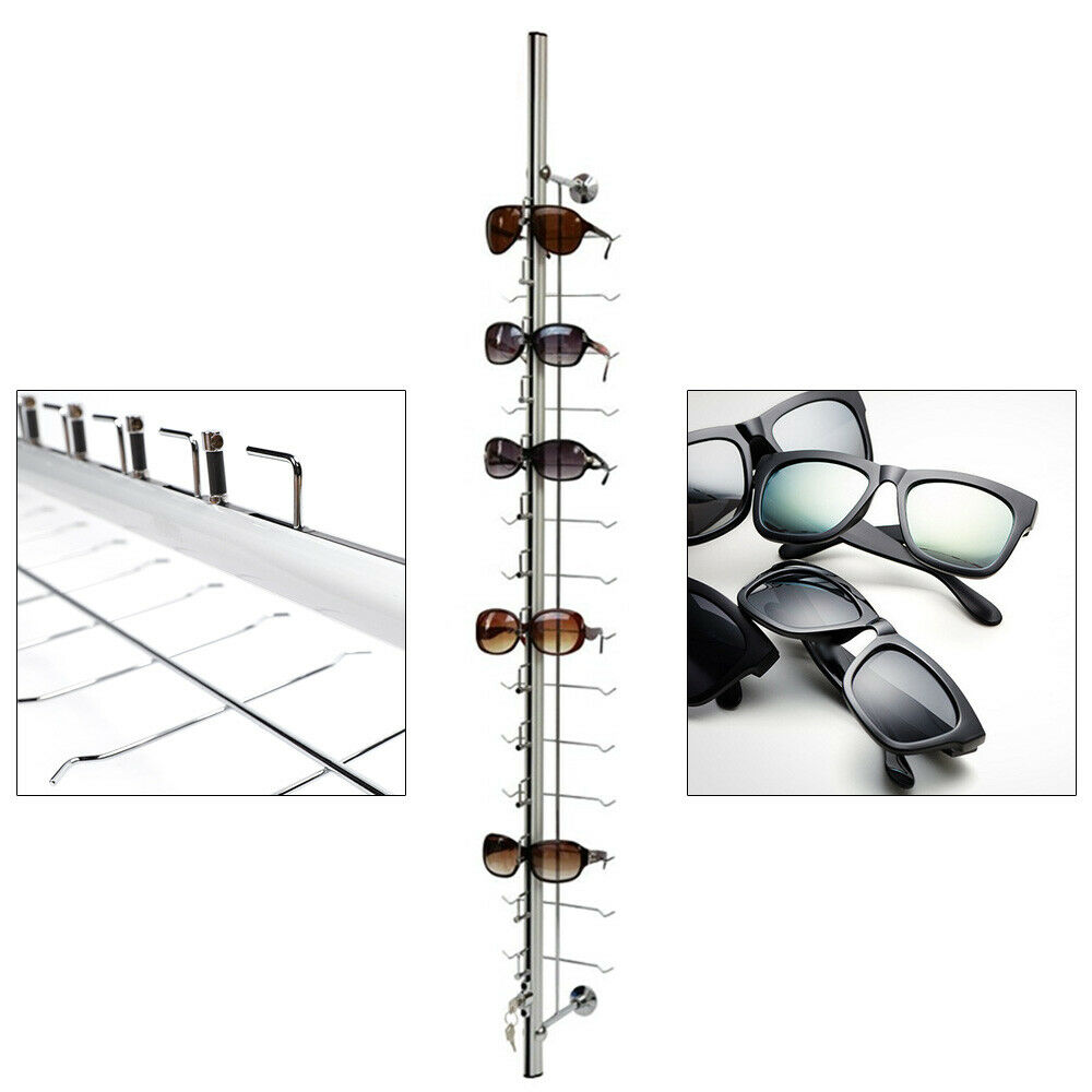 Miumaeov 10Pcs Optical Frames Display Rod Aluminium Lockable Eyewear ...